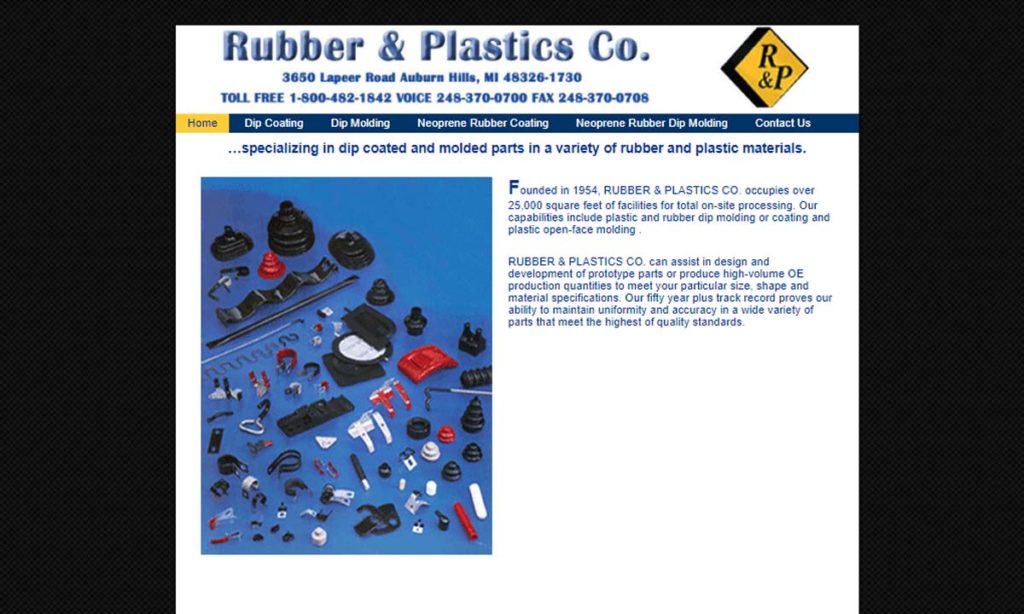 Rubber & Plastics Company | Plastic Molding Manufacturers